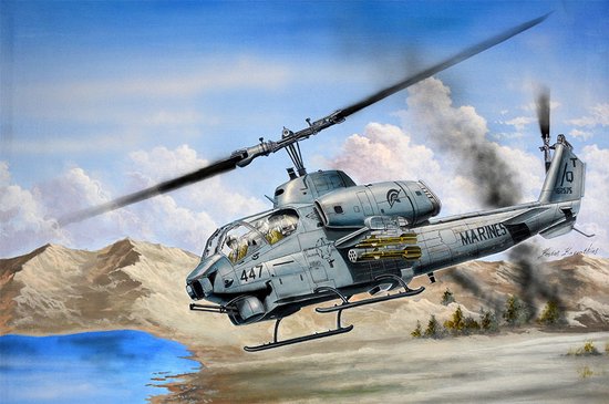 1:35 Trumpeter 05116 Bell AH-1W Super Cobra - Helikopter Plastic ...