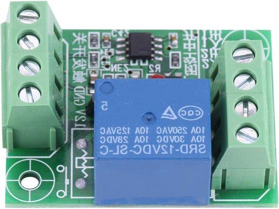 12V DC Trigger Switch Relay Bistable Circuit Control Module - Single Channel Trigger... | bol
