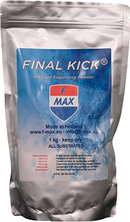 F-Max Final Kick ~ Blossom Expanding powder 1 KG | bol