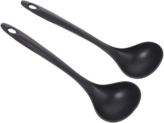 Inovra ® Veelzijdige Kunststof Soeplepel Set voor Keuken en Restaurant ...