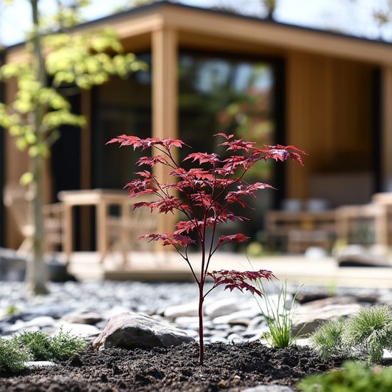 Plant in a Box - Japanse esdoorn - Acer palmatum 'Atropurpureum ...