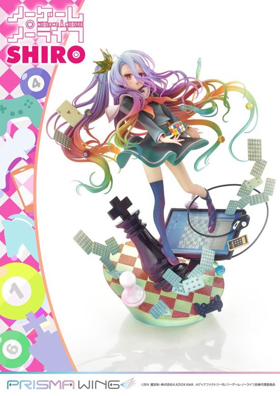 Prime 1 Studio No Game No Life Prisma Wing Shiro - Anime figure - 27 cm ...