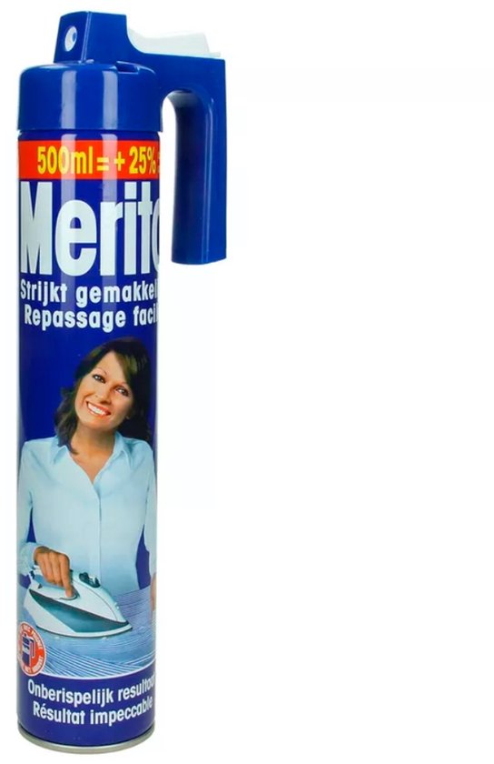 Merito - Strijkspray - 500 ml - Voordeelverpakking - 12 stuks | bol