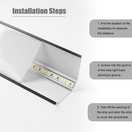 Aluminum Crown Molding with LED Channel,45° Oblique Luminous Backlight ...