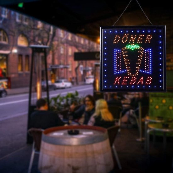 Content in HTML | LED-bord voor buiten - PVC | Doner Kebab | Eetzalen ...