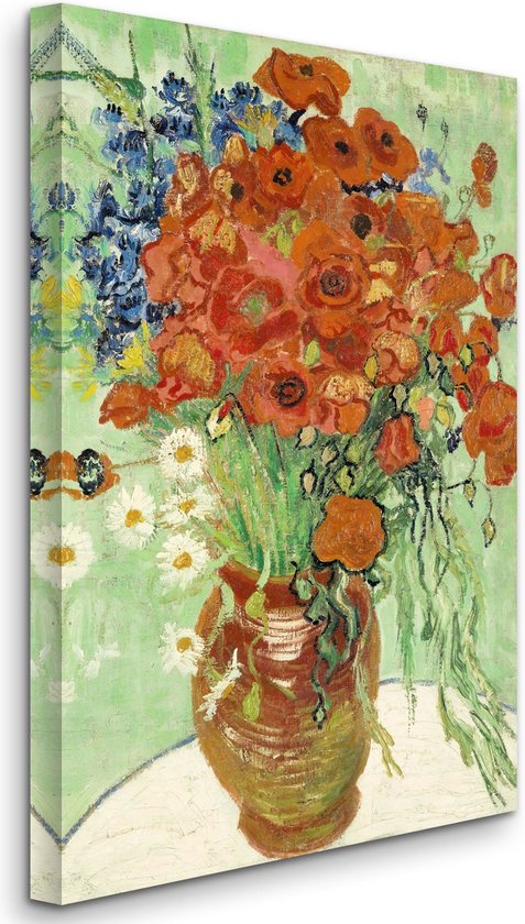 Vincent van Gogh - Daisies and Poppies - Madeliefjes en klaprozen (1890 ...