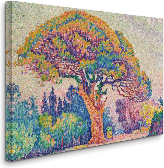 Paul Signac - The Pine Tree at Saint-Tropez - De pijnboom in Saint ...