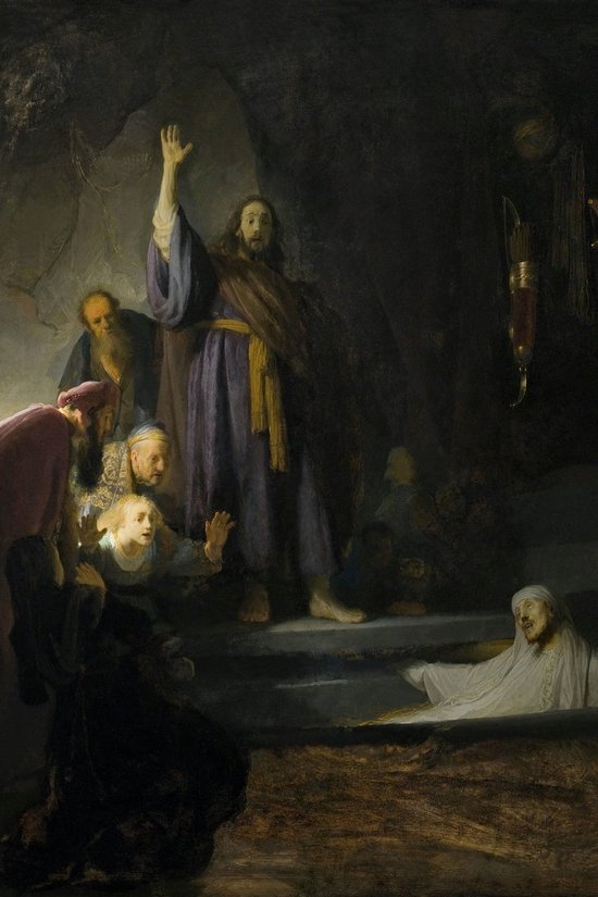 Rembrandt van Rijn - The Raising of Lazarus - De opwekking van Lazarus ...