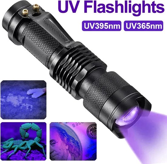 UV zaklamp LED UV-licht | Ultra Violet | Inspectie Lamp voor Vlekken en ...