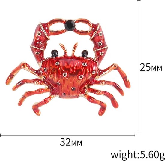 Unieke Krab Broches - Zee Dier Accessoires voor Cadeaus en Stijlvolle ...