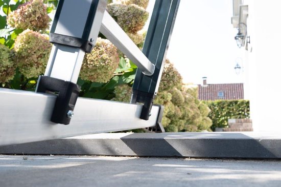 Premium | Schuifladder met Levelingssysteem en Top Safe Systeem | 3 ...