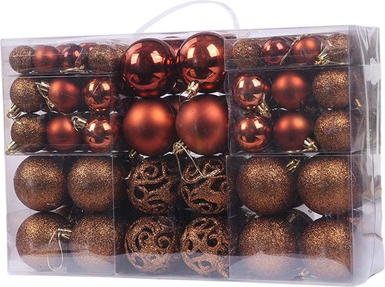 Kerstballen - 100 stuks - Kerstversiering - Kerst - Feestdagen ...