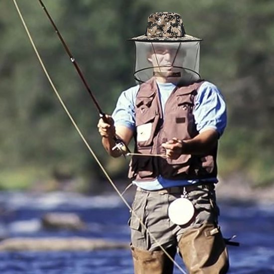 Beschermende Hoed Met Muggen Net Voor Buitenactiviteiten, Vouwbaar En ...