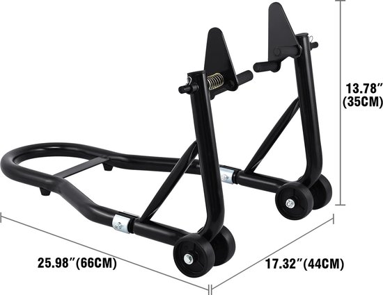Paddock Standaard - Universele Motorfiets Lift - Zwart - Paddockstand ...