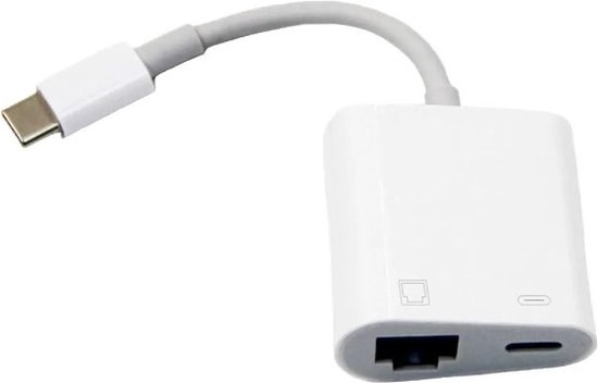 Type-C naar RJ45 Ethernet Adapter met PD Opladen – Bedrade ...