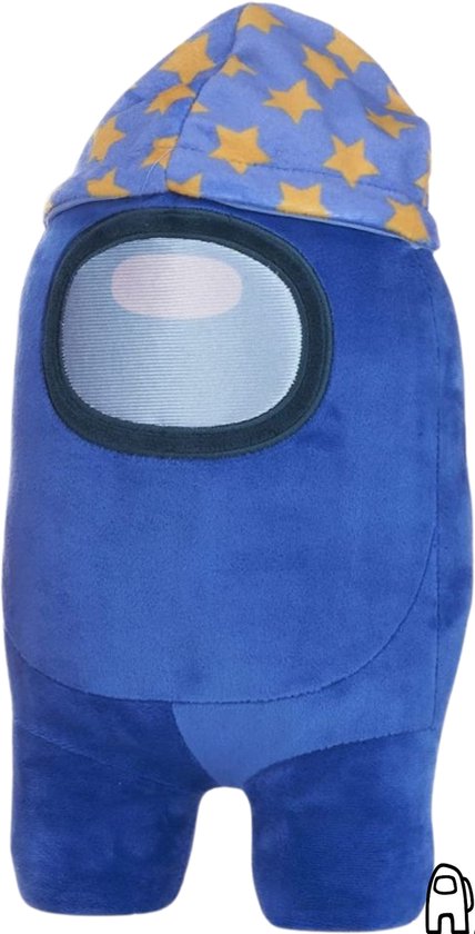 Among Us Wave 2 - Among Us knuffel - 30 cm - Blauw - Pluche | bol