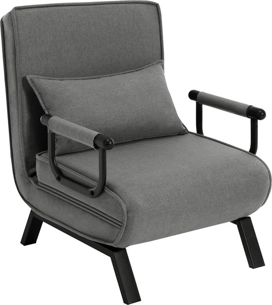 Chaise de couchage 3 en 1, canapé-lit avec fonction lit, chaise pliante ...
