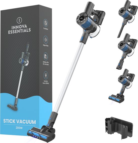 Innova Essentials® PowerVac Steelstofzuiger Draadloos - 500 Air Watts ...