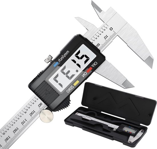 Stainless Steel Measuring Tool - Digital Caliper with Protective Design ...