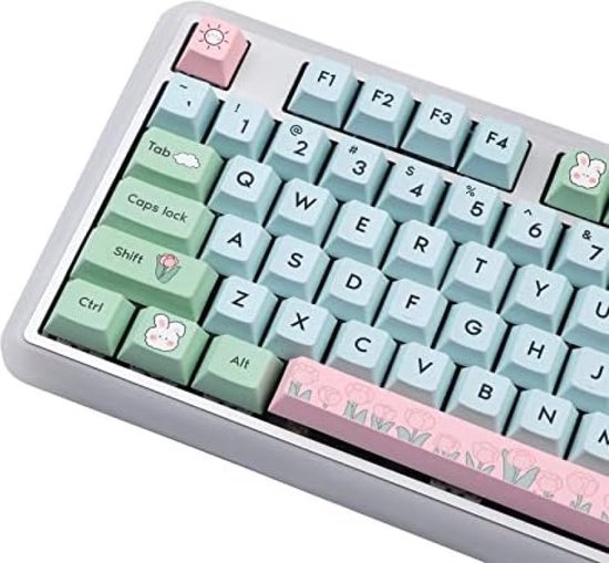 Alice's Adventure Keycaps, 147 toetsen, Cherry-profiel, PBT kleurstof ...