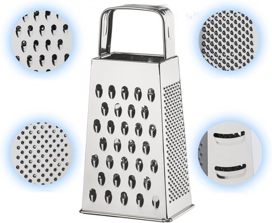 Goodivery ® Multifunctionele Vierkante Rasp voor Keuken met Vier ...