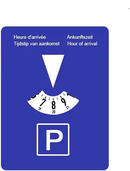 Grappige parkeerschijf klok - Staand of Liggend - Batterij - Prank ...