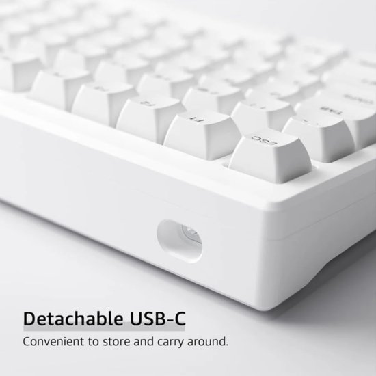 Sounix Mechanisch Gaming Toetsenbord - 82 Keys - 75% Mechanisch Qwerty ...