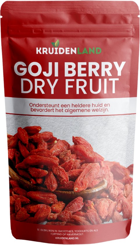 Kruidenland – Goji Bessen 250 gram – 100% Natuurlijke Superfood – Rijk ...