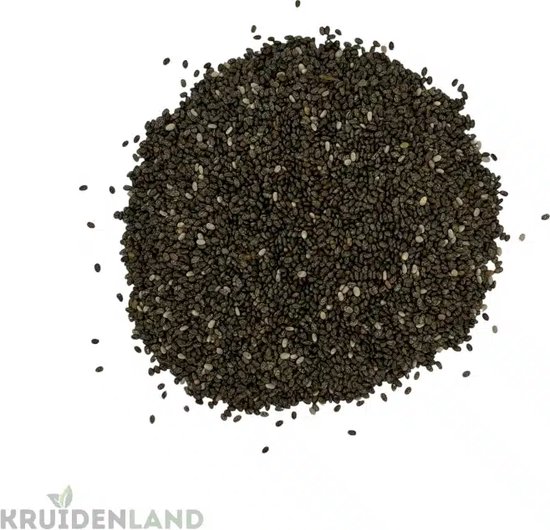 Kruidenland – Chia Zaad Zwart 250 gram – 100% Natuurlijke Bron van ...