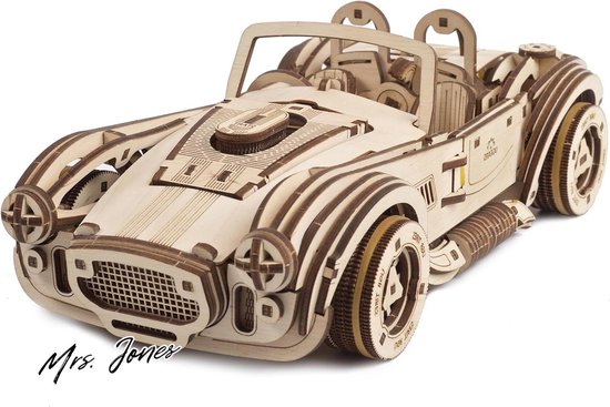 Mrs. Jones Vintage Car 3D-puzzel - Drift Cobra Racing Car 3D-puzzels ...