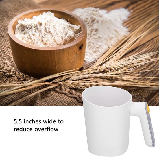 Handbediende Meelzeef - 2 Gebruiksmodi - Handheld Elektrische Zeef ...