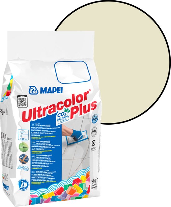 MAPEI Ultracolor Plus Voegmortel - Waterafstotend & Schimmelwerend ...