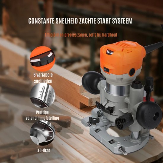 kantenfrees - Bovenfrees trimmer 800W 10000-30000rpm multifunctionele ...