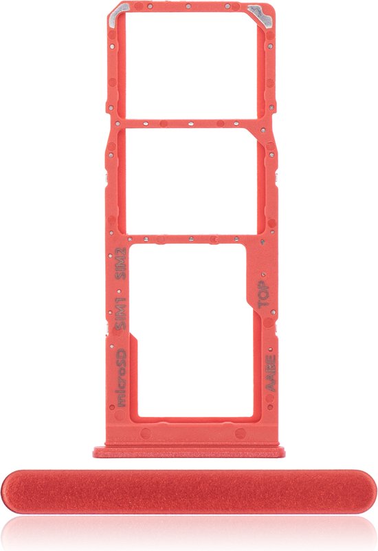 For Samsung Galaxy A12 (A125F) Sim Card Tray (Red) | bol