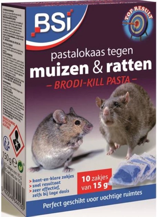 BSI – Pastalokaas tegen Muizen en Ratten – Muizengif - Rattengif ...