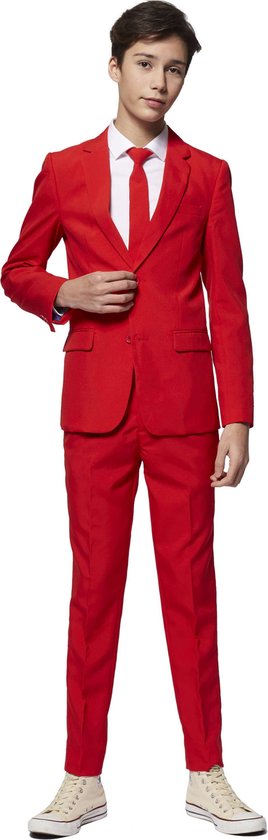 OppoSuits Red Devil - Jongens Pak - Carnavalskleding - Rood - Thema ...