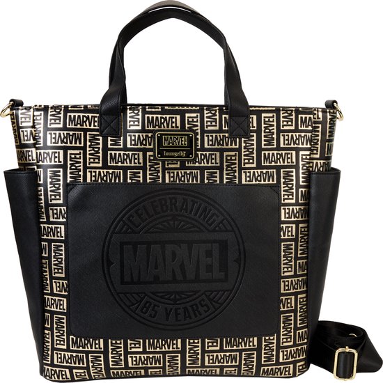 Loungefly Convertible Backpack Tote Bag Marvel Logo - Veganistisch leer ...