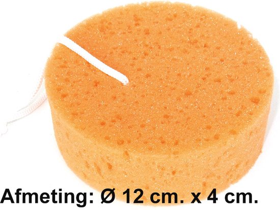 Rojafit Bad- en Douche Spons - Voordeelset 3 Stuks - Oranje- Afmeting ...