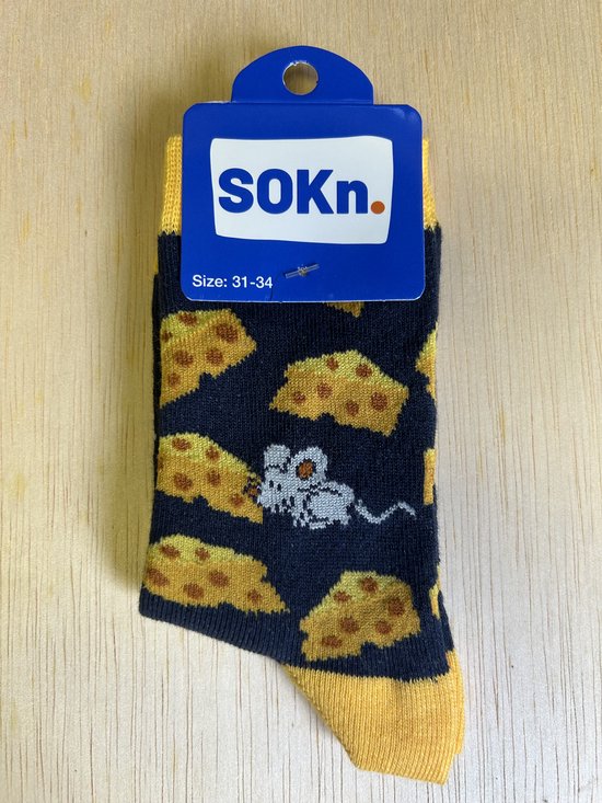Kinder SOKn. *MUIS & KAAS* maat 31-34 (ook leuk om kado te geven !) | bol