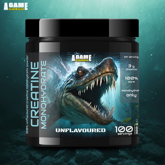 A-Game creatine poeder - 100% creatine monohydraat (300 g) neutrale ...