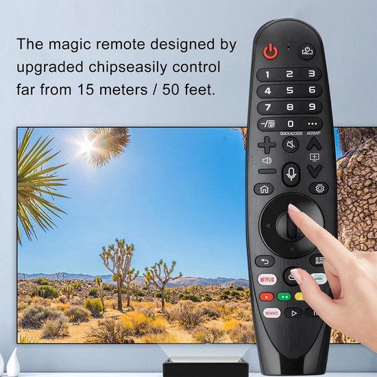 Bluetooth Voice Remote Control for L-G Smart TV with Alexa Voice and ...