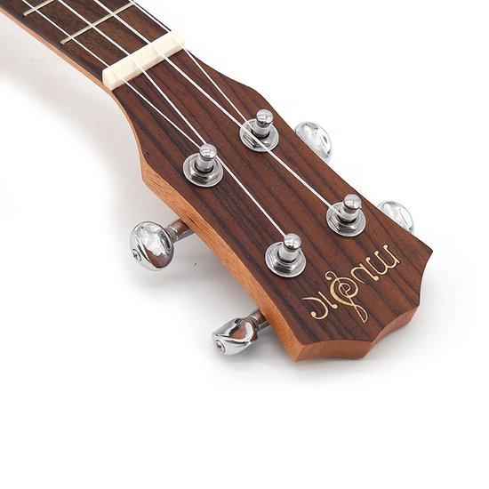 WK Rozen Hout Concert Ukelele 23 inch -Unieke Hand Uitgesneden Druiven ...