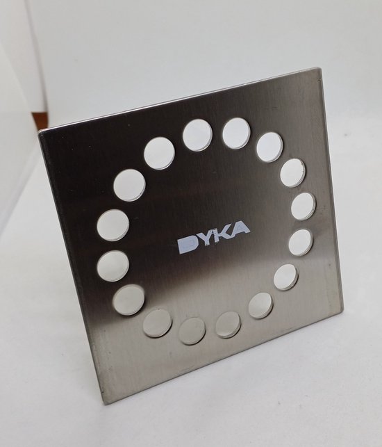 DOUCHE PUT DEKSEL - 10 X 10 CM - ORIGINEEL DYKA - RVS ROOSTER ...