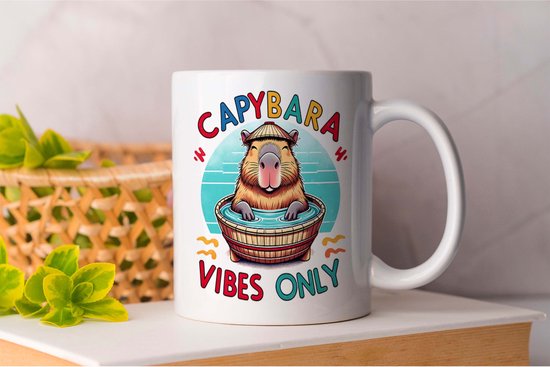 Mok Capybara Vibes Only - Capibara - Capybara - FunnyAF ...