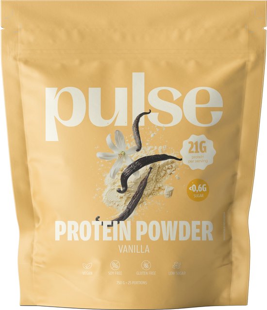 Pulse Protein - Protein powder Vanilla - Vegan - Eiwip poeder ...