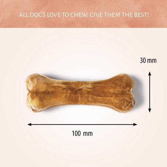 Honden bot 10 CM 1 stuk - Hondensnack - Hondenkoek - Kauw snack | bol