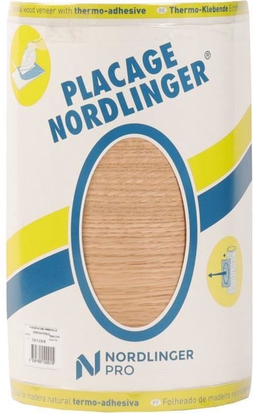 Fineer - NORDLINGER PRO - 0,25 x 2,50 m - Voorgelijmd - FSC MIXED - Eik ...