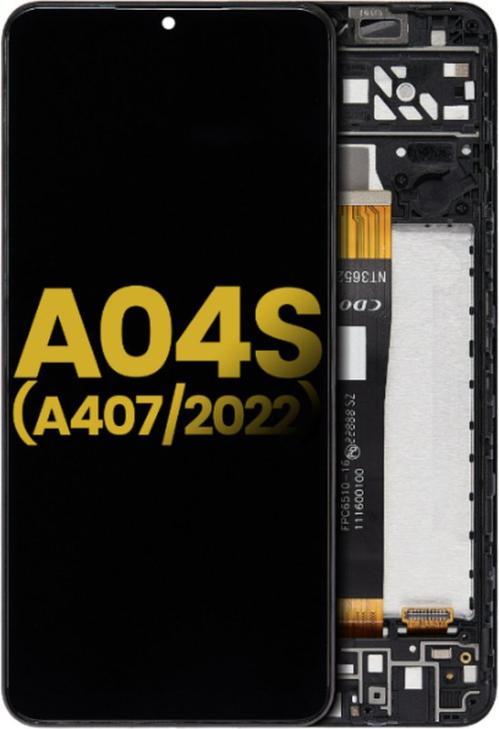 SM-A047 (A04s 2022) BLACK LCD With FRAME | bol