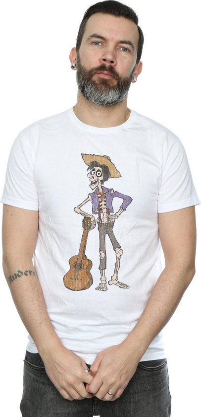 Disney Heren Coco Hector Met Gitaar T-Shirt | bol