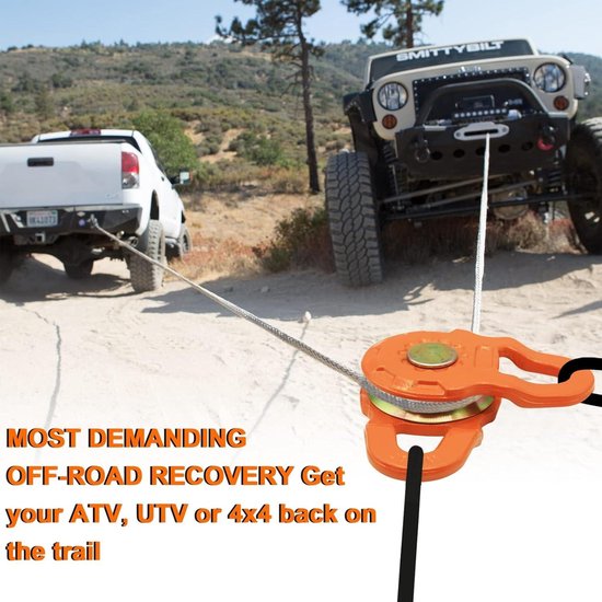 25000 Lbs Minimale Breeksterkte Snatch Block Heavy Duty ...